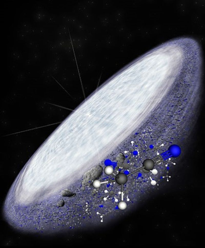 Cyanide gas and the chemistry of evolving life | NSF - U.S. National ...